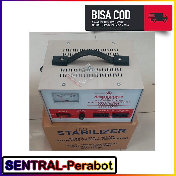 Jual STABILIZER MATSUNAGA 500NA stabilizer Alat Penstabil Voltage ...