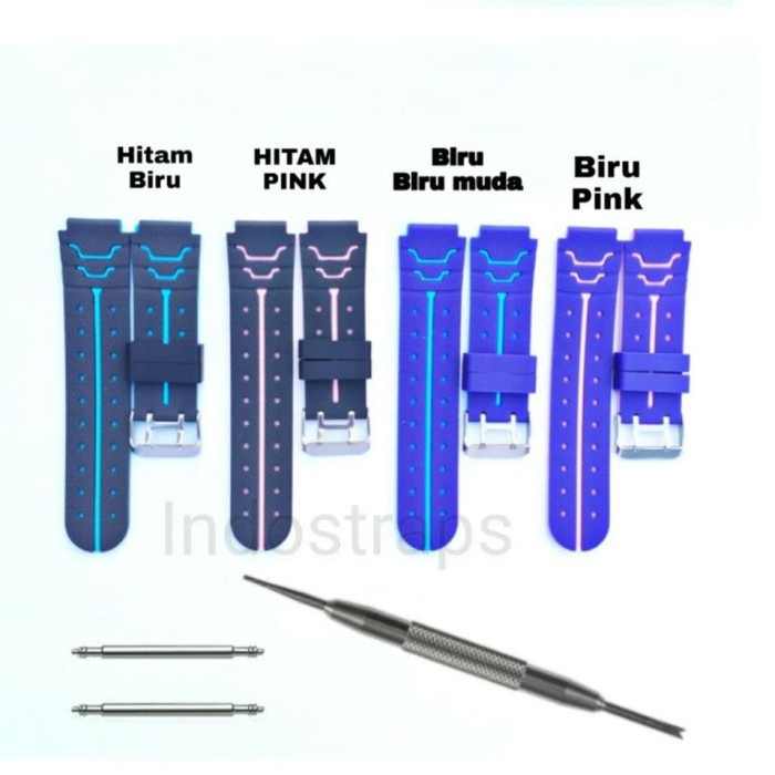 Jual Tali jam tangan Imoo rubber strap tali jam Smartwatch Imo - Hitam ...