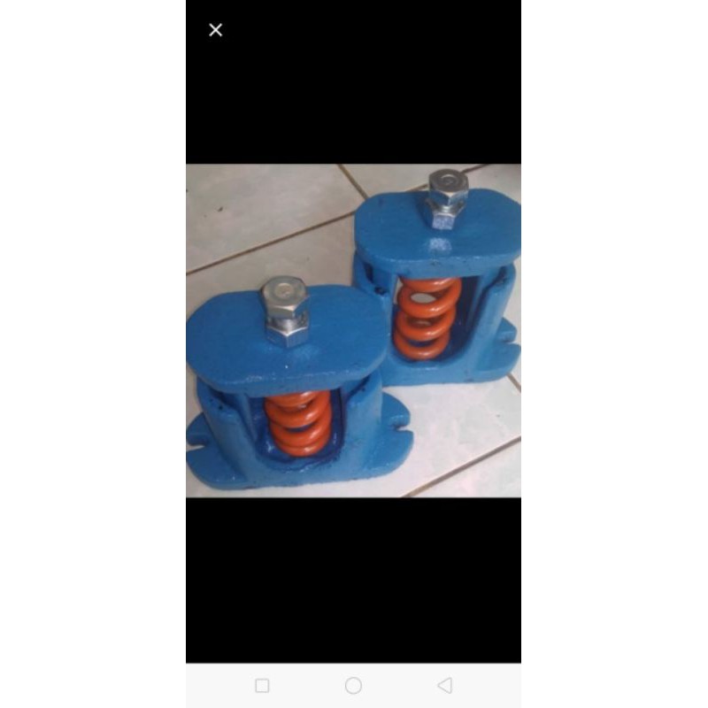 Jual spring mounting 1per untuk chiler / genset beban max 750kg per ...