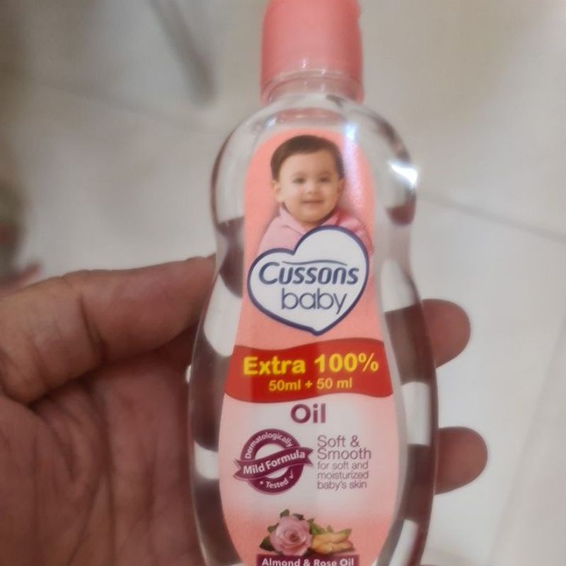Jual Baby oil cussons 50 ml + 50 ml | Shopee Indonesia