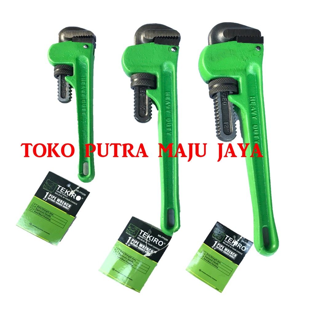 Jual Tekiro Kunci Pipa 12" INCH - Kunci Pipa - Tools Pipe Wrench ...