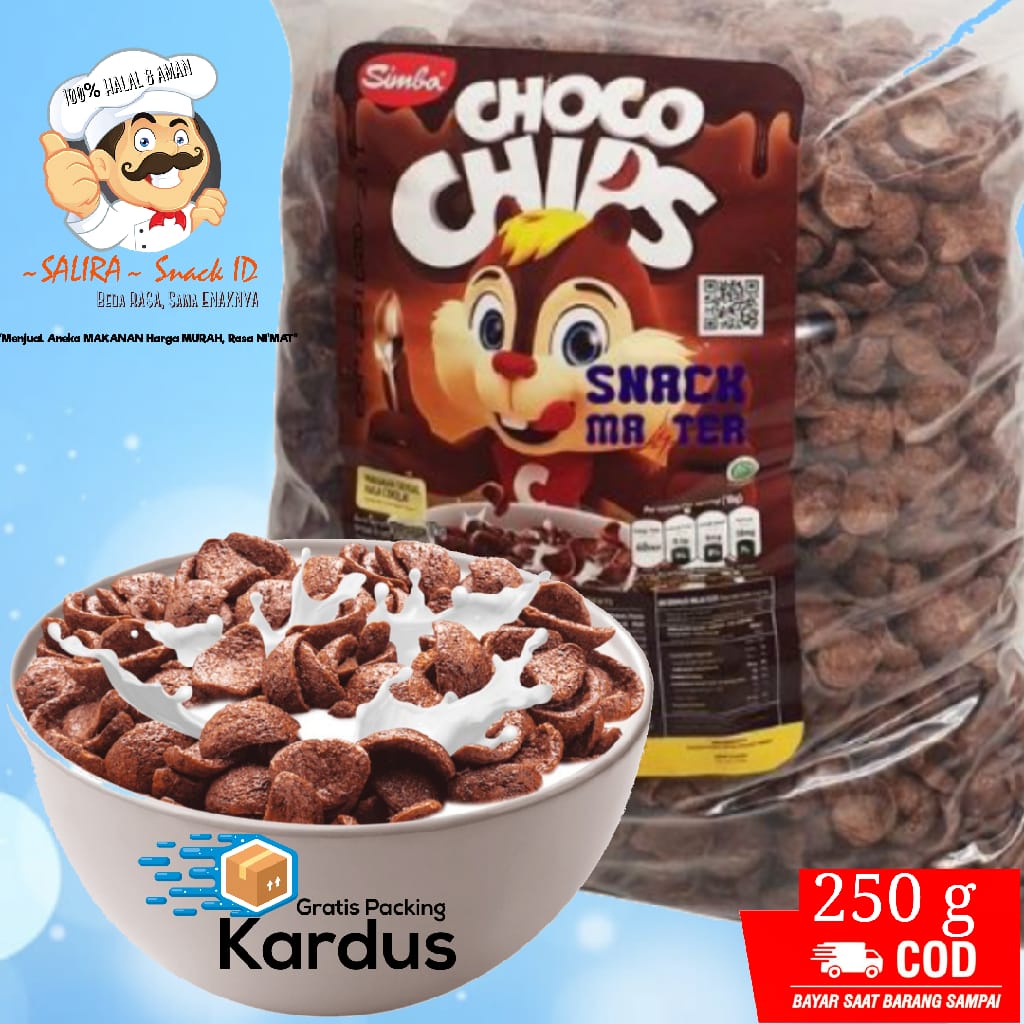 Jual Koko KRUNCH 250g COKLAT / CHOCO CHIPS SIMBA makanan ringan jajanan ...