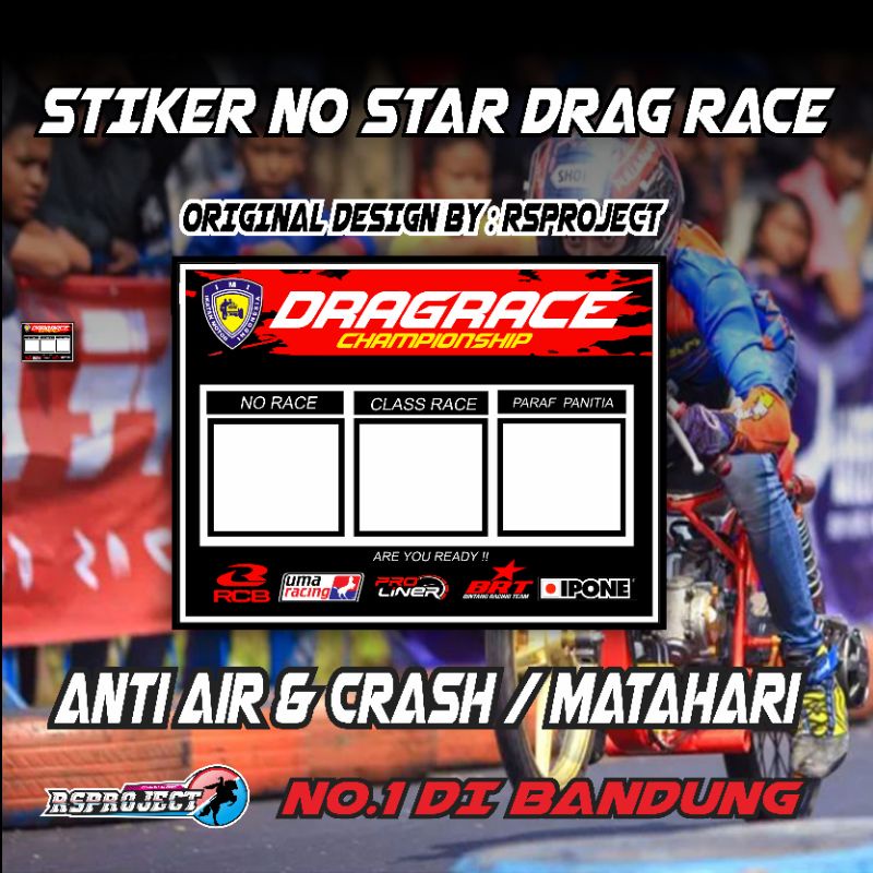 Jual STIKER NO STAR DRAG RACE , NEW ARIVAL BY RSPROJECT LIMITED ...