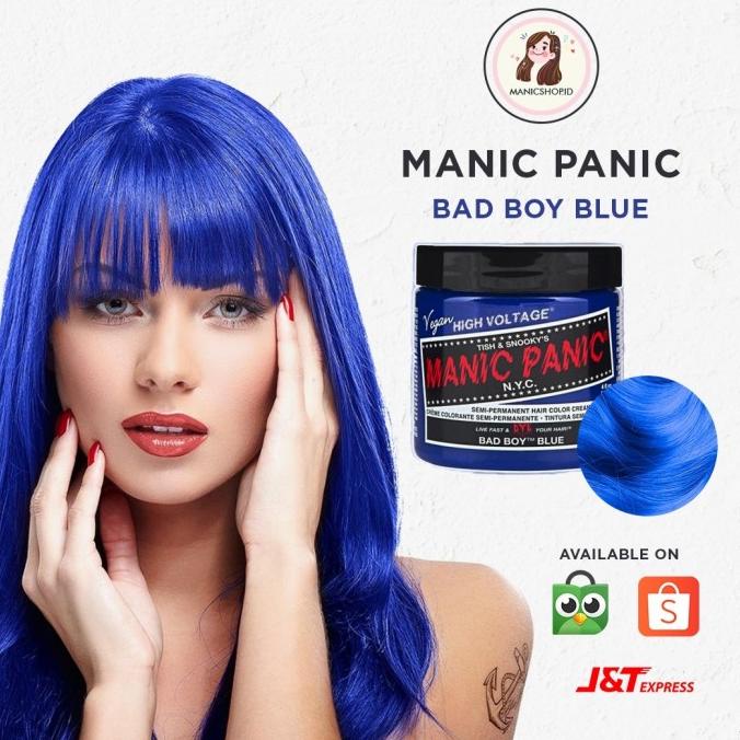 Jual MANIC PANIC BAD BOY BLUE READY STOCK J&T ONLY | Shopee Indonesia