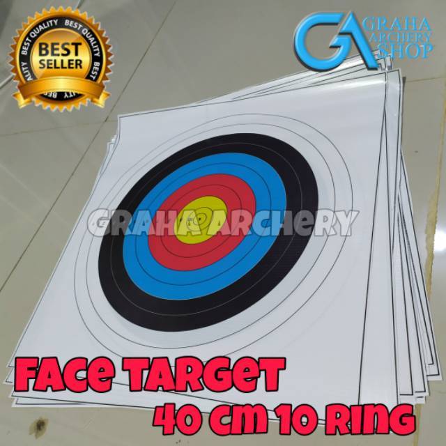 Jual Face Target Panahan (40CM 10RING, Banner) | Shopee Indonesia