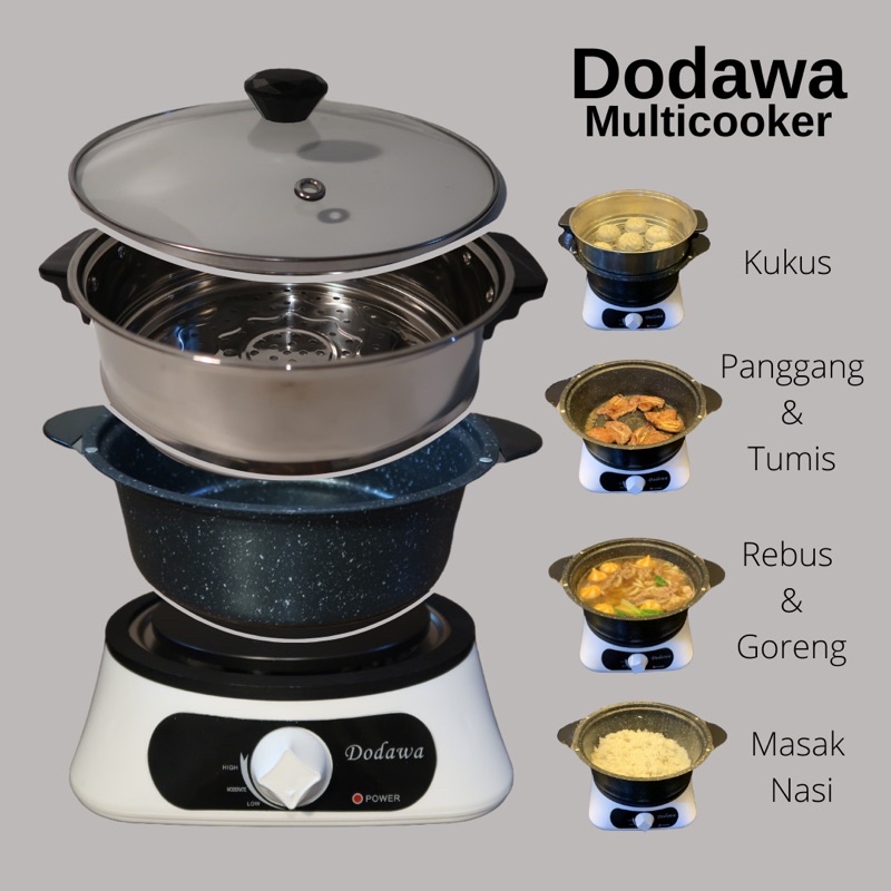 Jual Multicooker DODAWA DD2080 - kompor listrik & panci set / alat ...