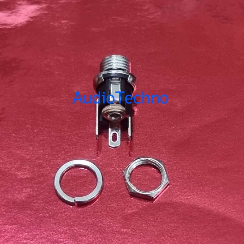 Jual Soket Socket DC Bulat Drat Besi 3 Pin 3p | Shopee Indonesia