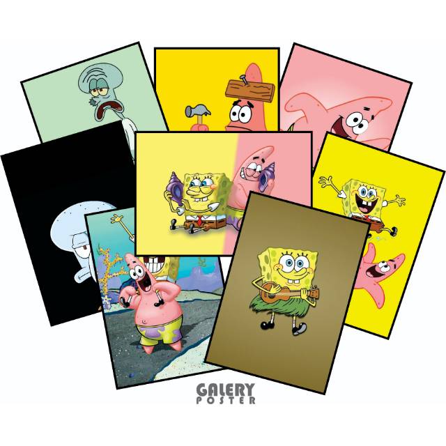 Jual POSTER DINDING SPONGEBOB A3+ & A4 | Shopee Indonesia