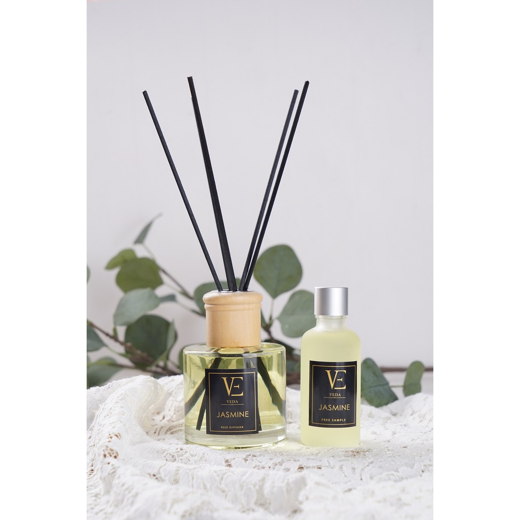 Jual Veda Reed Diffuser 160ml - Jasmine - Pengharum Ruangan Aroma ...