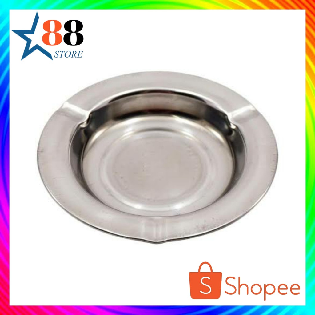 Jual ASBAK ROKOK BULAT STAINLESS / ASBAK MURAH | Shopee Indonesia