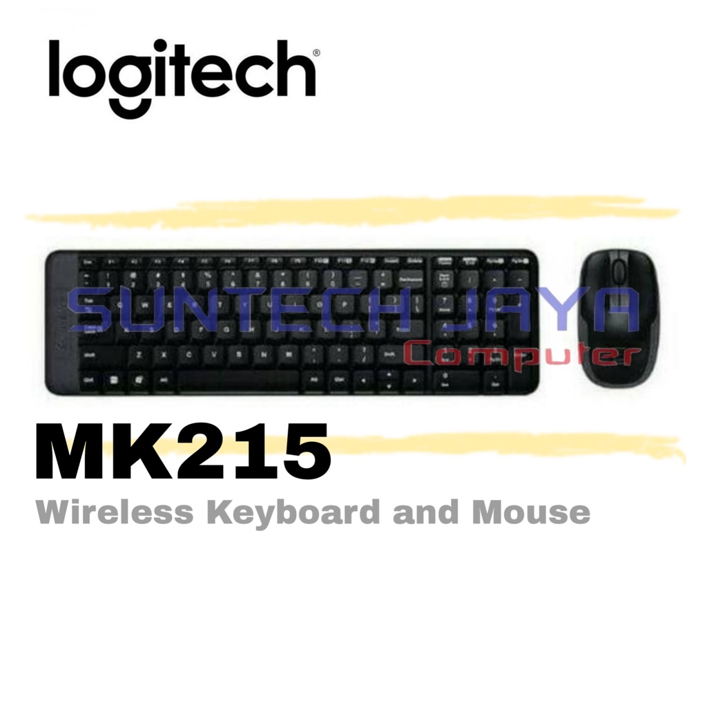 Jual Logitech MK215 Combo Keyboard dan Mouse Wireless Compact/ MK-125 Wireless Keyboard Mouse ...