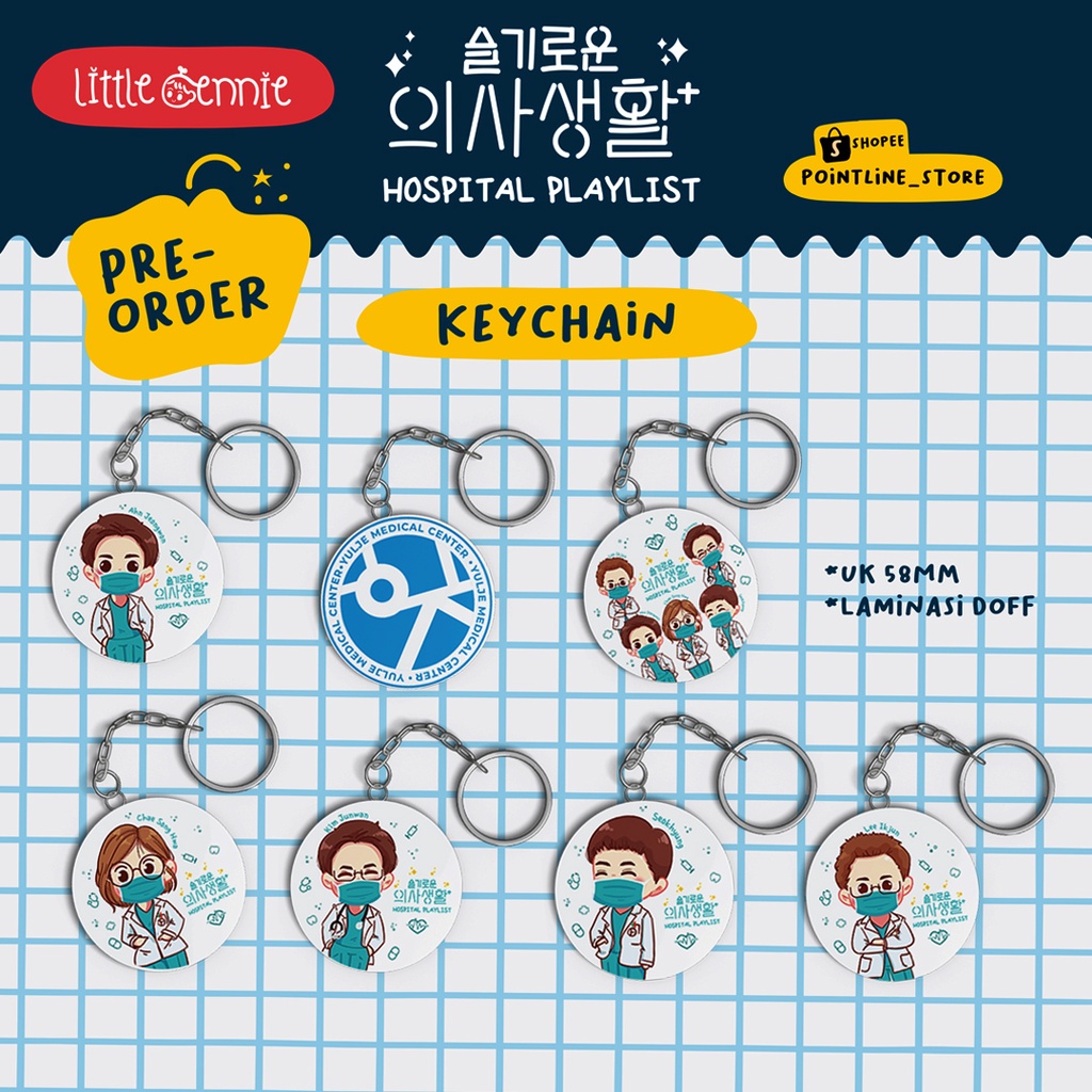 Jual HOSPITAL PLAYLIST KEYCHAIN / GANTUNGAN KUNCI / GANCI HOSPLAY ...