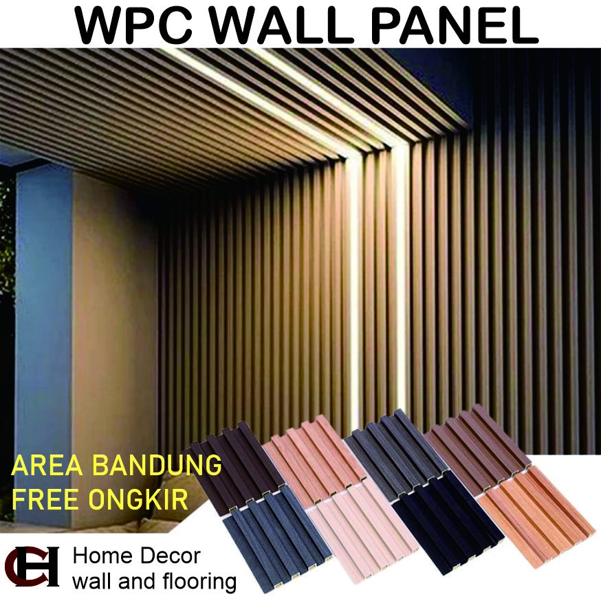 Jual KHUSUS BANDUNG WPC PVC Wall Panel Modern Wood 2.95m x 16cm | Kisi ...