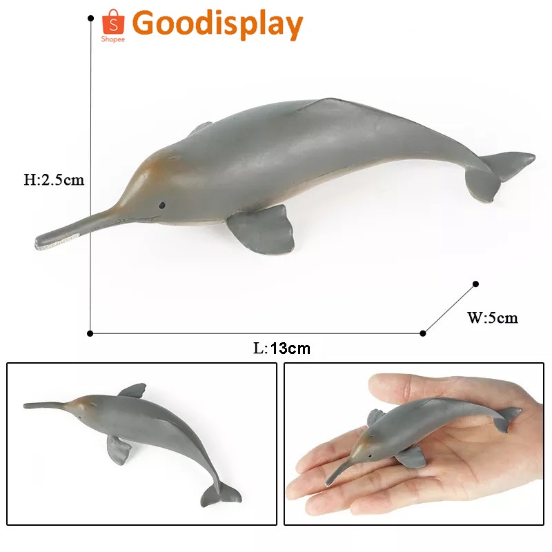 Jual aneka mainan hewan binatang laut miniatur ikan paus hiu orca sperm ...
