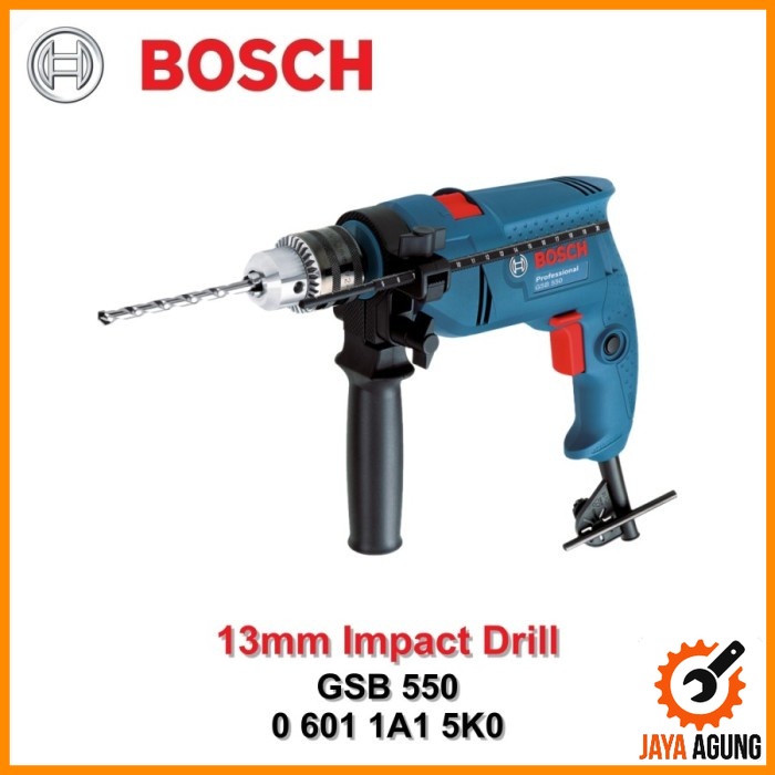 Jual Bosch Mesin Bor Besi Beton Kayu GSB550 / Impact Drill 13mm GSB 550 ...
