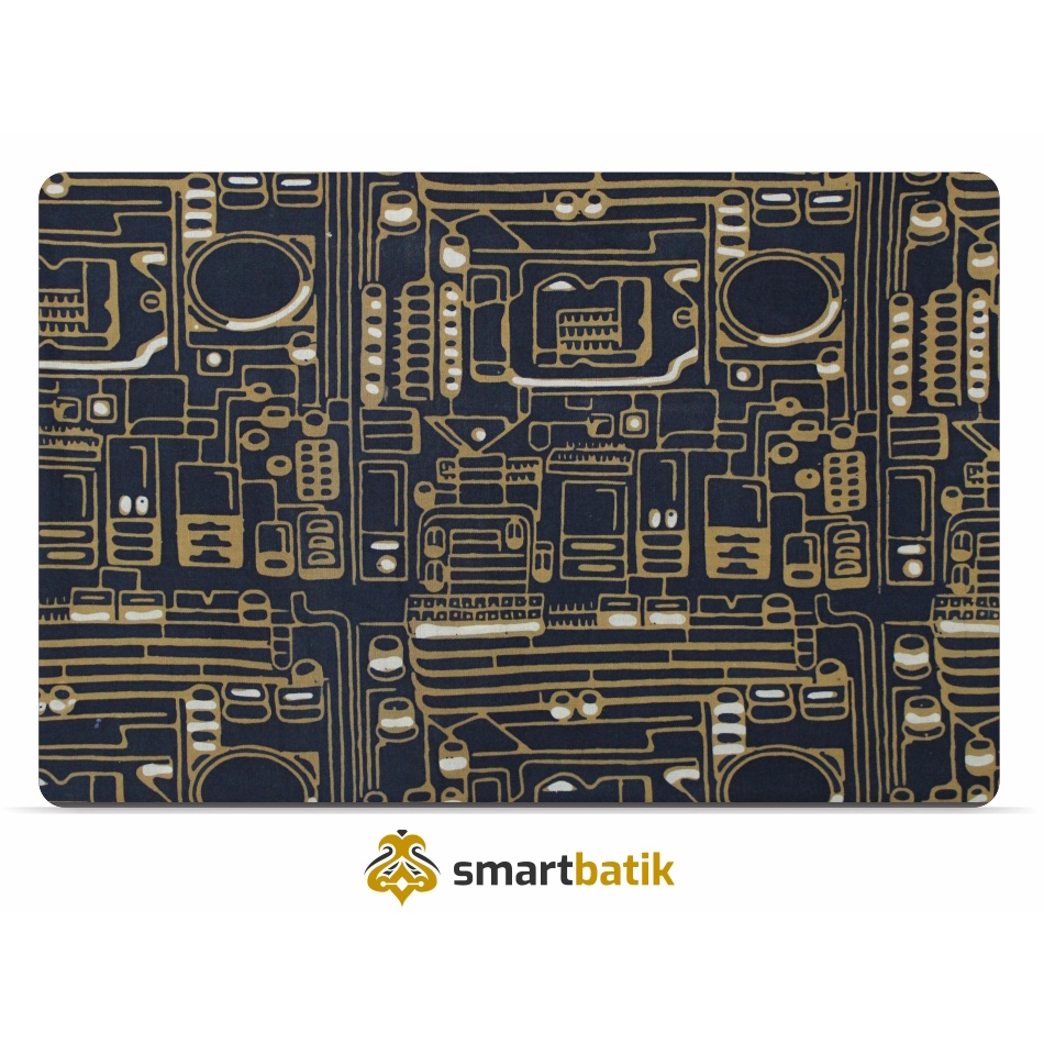 Jual Batik PLN Listrik Elektronika Motif Rangkaian Elektronik Dongker ...