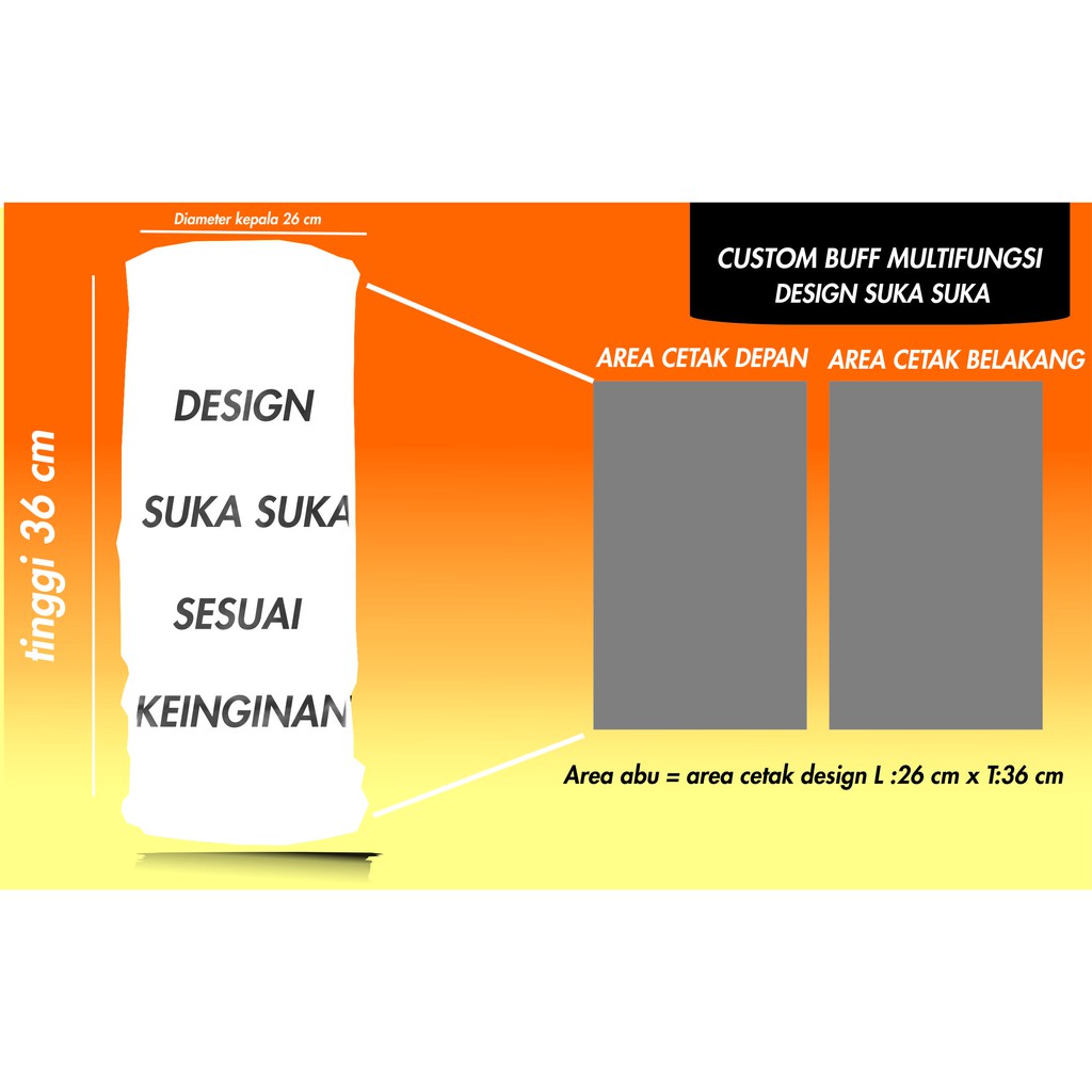 Jual [grosir] BIKIN Buff Printing CETAK Buff Printing Custom Buff ...
