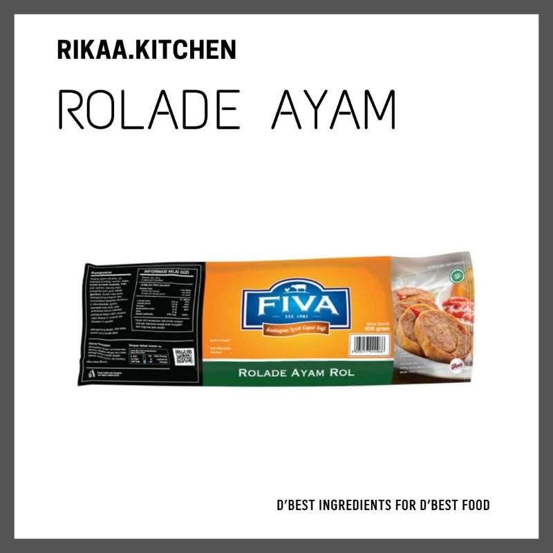 Jual RIKAA.KITCHEN - ROLADE AYAM FIVA | Shopee Indonesia