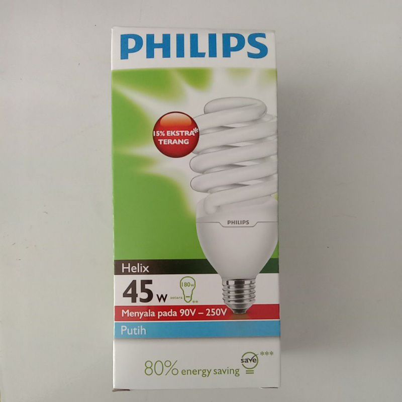 Jual LAMPU PHILIPS HELIX 45 WATT | Shopee Indonesia