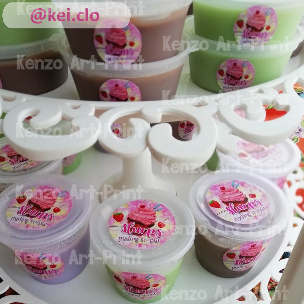Jual Printable Stiker Puding Mini | Shopee Indonesia