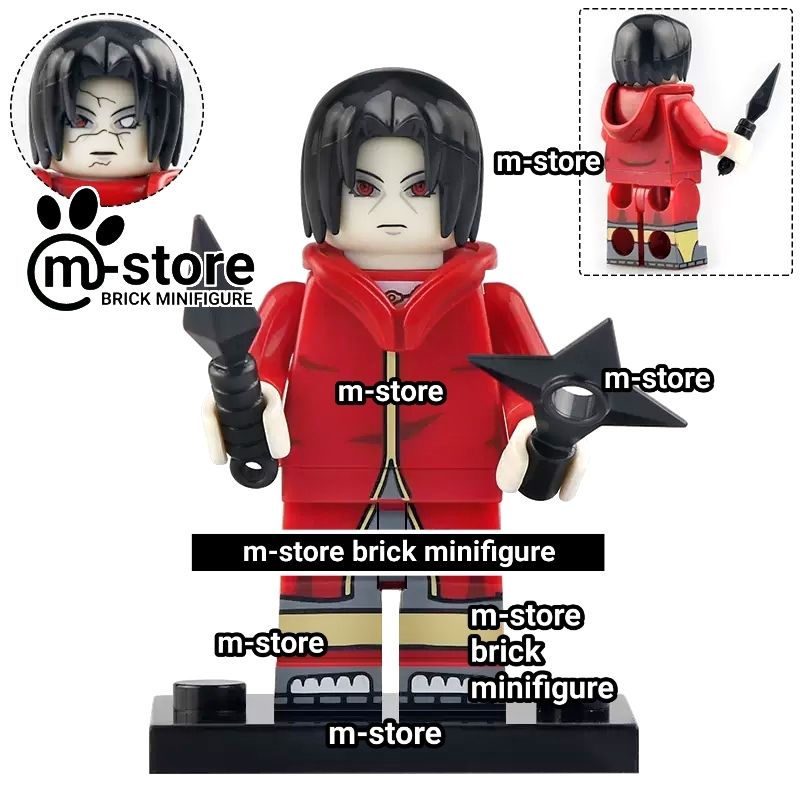 Jual brick naruto itachi uchiha reanimated mini toy figure | Shopee ...
