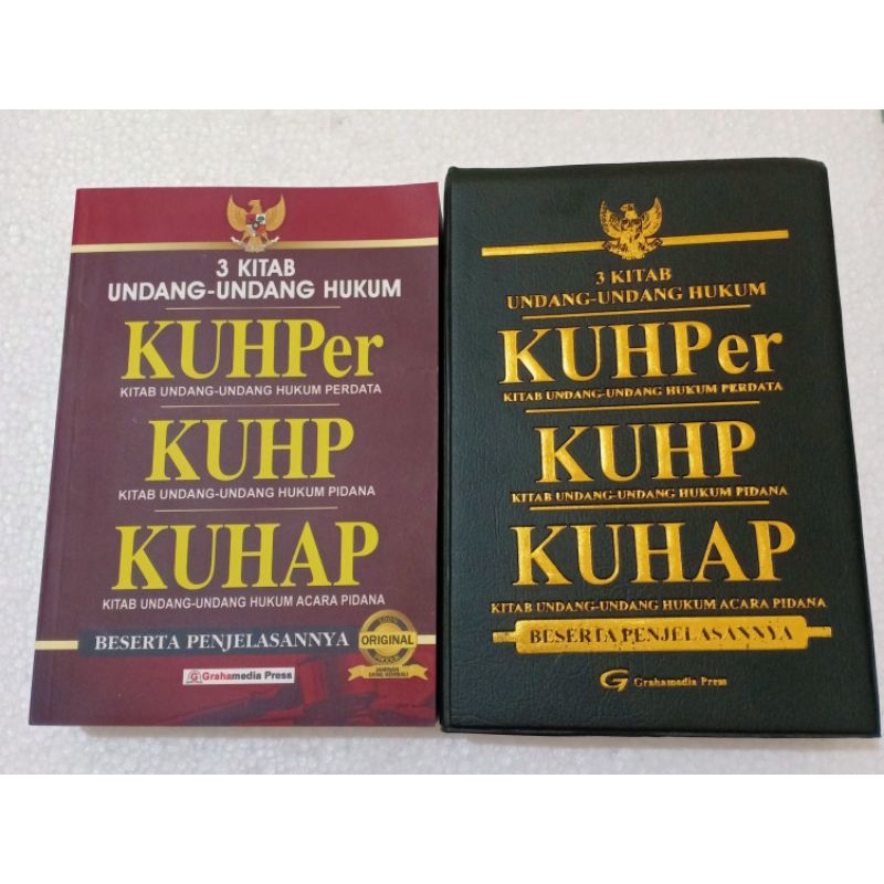 Jual 3 KITAB UUH KUHPer,KUHP,KUHAP beserta penjelasannya | Shopee Indonesia