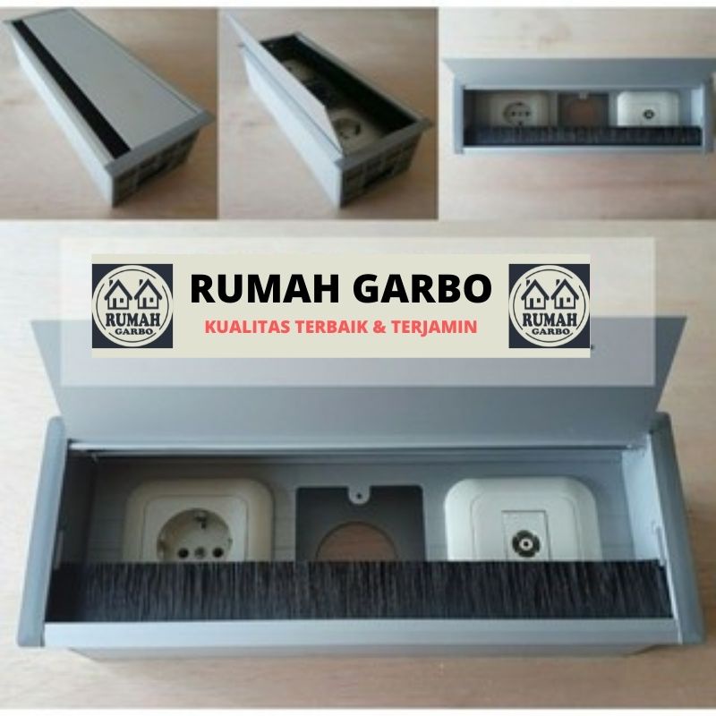 Jual Stop Kontak Colokan Listrik Power Outlet Meja Dinding Tanam Box ...