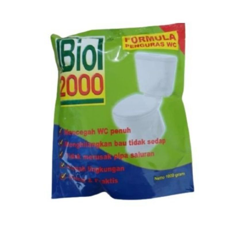 Jual BIO 2000 1 Kg Anti Sumbat Anti Mampet Organik Kuras WC Bakteri ...