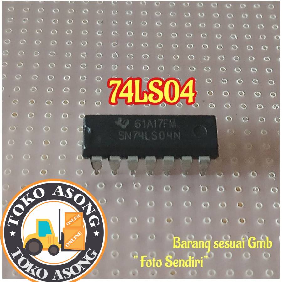 Jual IC 74S04 7404 HD74S04P 74LS04 | Shopee Indonesia