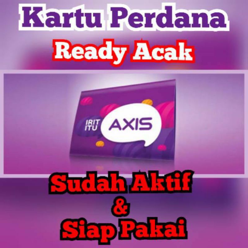 Jual kartu perdana axis nasional | Shopee Indonesia