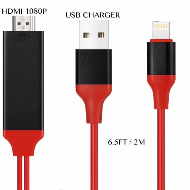 Jual Kabel Mirroring AnyCast Miracast Airplay Lightning to HDMI Dongle ...