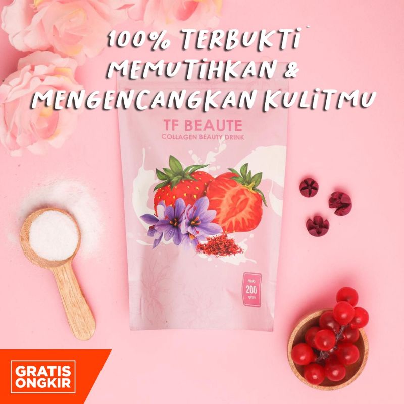 Jual Tf Beauty Collagen Drink (200gr) - TF BEAUTE Collagen Memutihkan ...