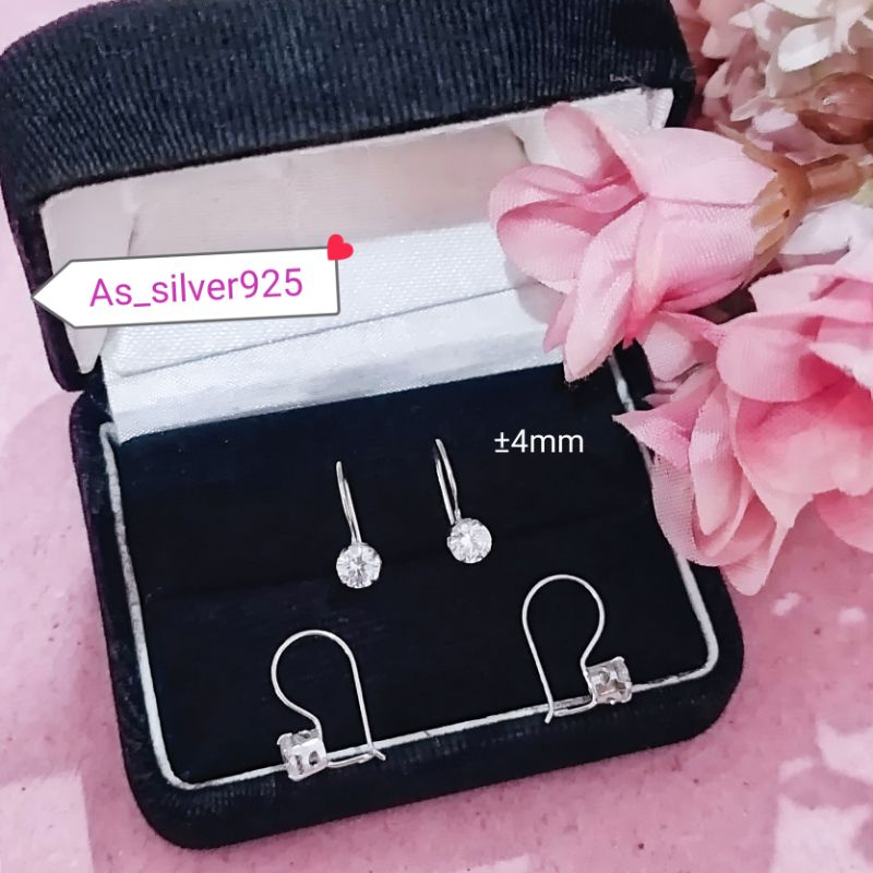 Jual ANTING PERAK DESI MATA SATU 0.5GR ASLI SILVER 925 LAPIS MAS PUTIH -AT DESY KAIT | Shopee ...