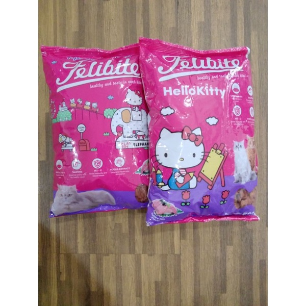 Jual Makanan Kucing Felibite Hello Kitty 500gr / Felibite All Variants ...