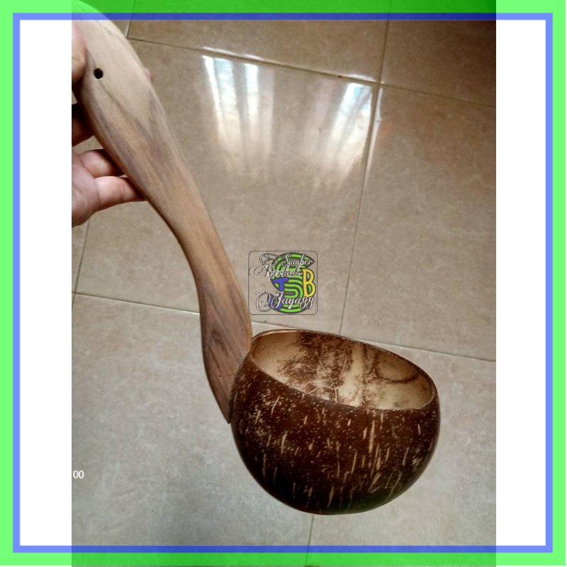 Jual Gayung Batok Gayung mandi Jebor Batok Kelapa unik Gayung Batok ...