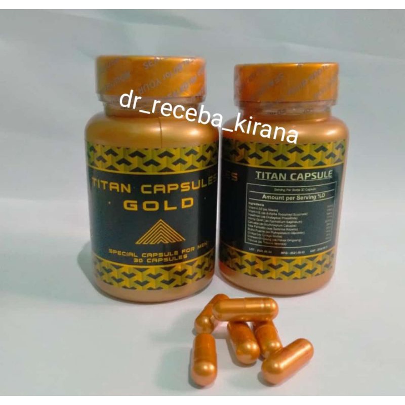 Jual titan gold capsule asli 100% original | Shopee Indonesia