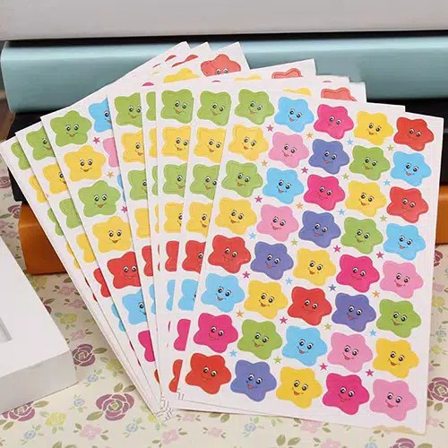 Jual Reward Stiker Bintang Tersenyum untuk hadiah atau apresiasi anak ...