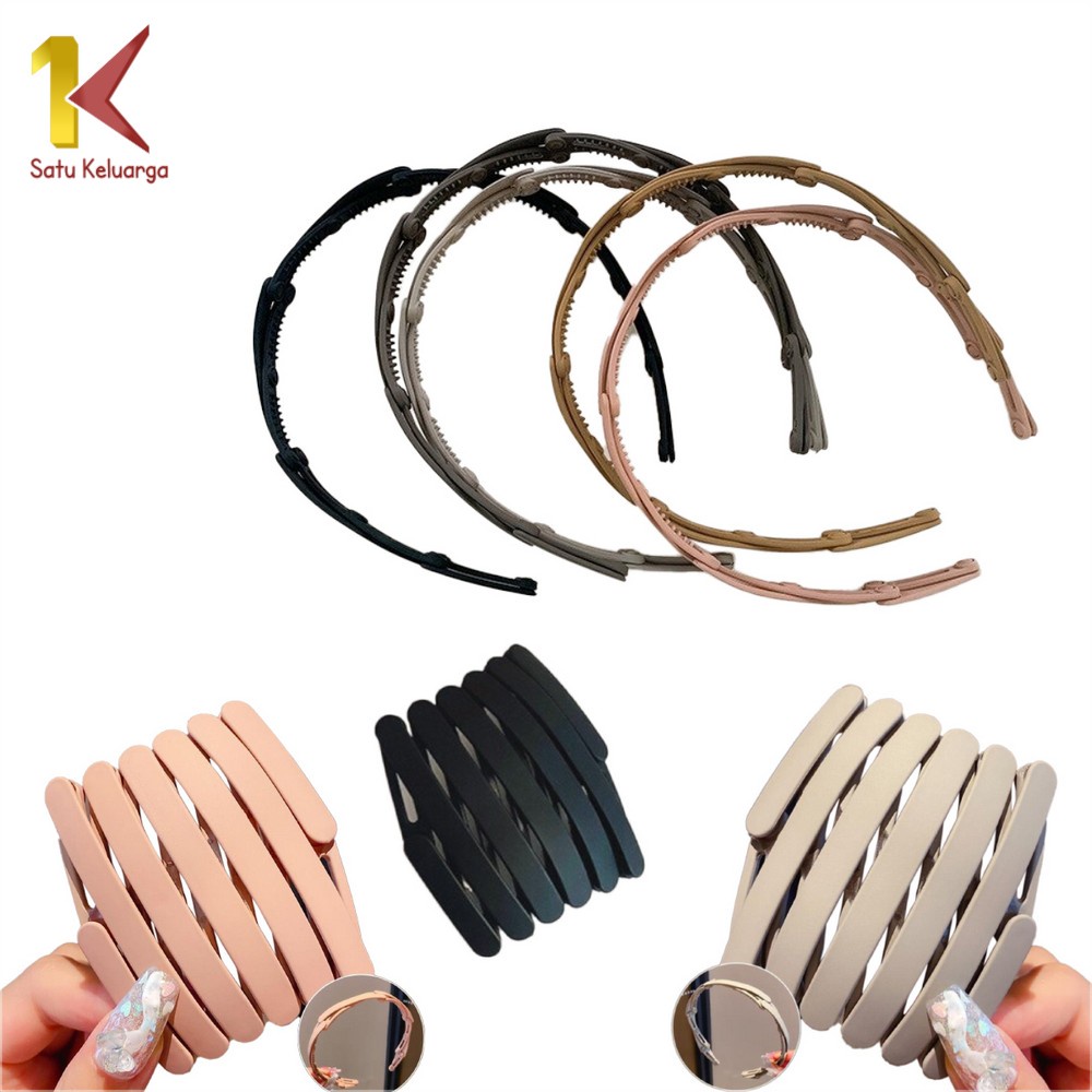 Jual Satu Keluarga Bando Lipat C271 Hairband Jepit Rambut Wanita ...