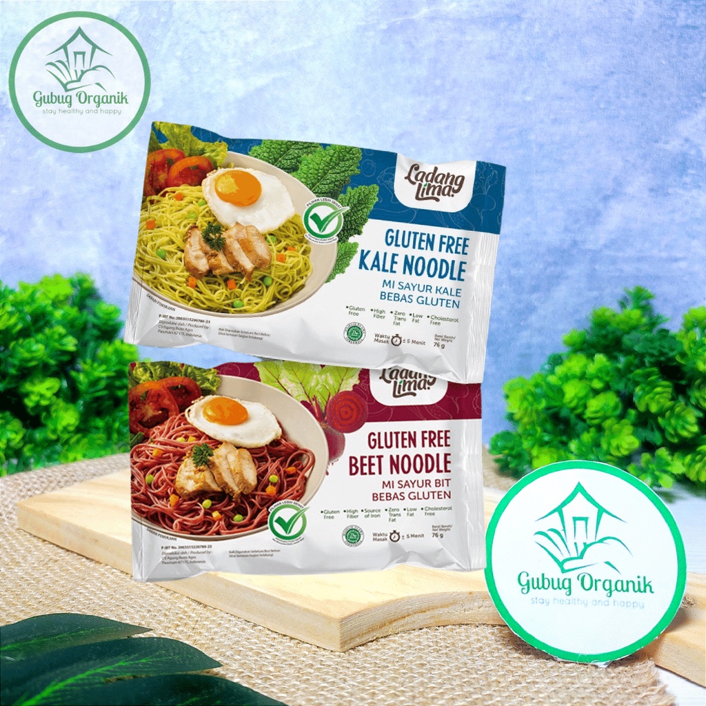Jual Mie Goreng Sehat Ladang Lima Healthy Noodle (Beet,Kale,Basil ...