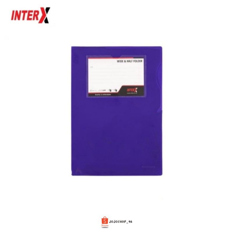 Jual Map Plastik Map L Inter-X Folder Wide & Half Folder Tebal Ukuran ...
