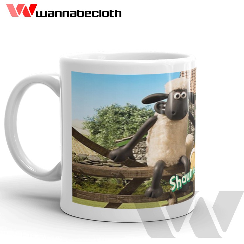 Jual Mug Shaun The Sheep Gelas Kado Hadiah Souvenir Shaun The Sheep Mug ...