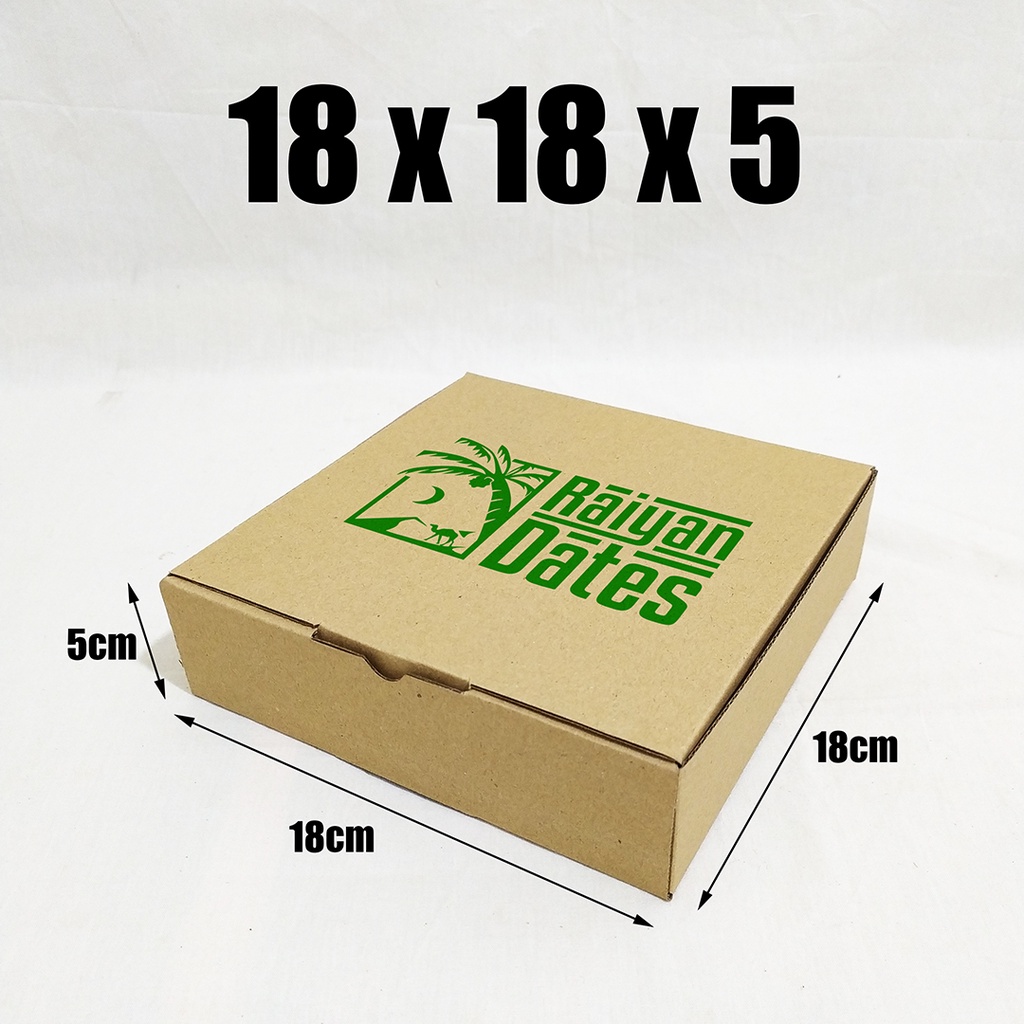 Jual CUSTOM SABLON LUSINAN BOX KARDUS 18X18X5 CM (BOX + SABLON ...