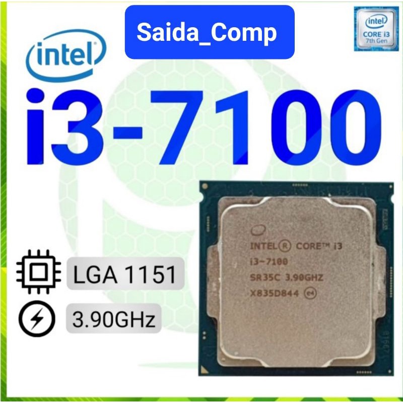 Jual PROCESSOR CORE I3 7100 || I3 6100 || GEN KE 7 DAN 6 || LGA1151 | Shopee Indonesia
