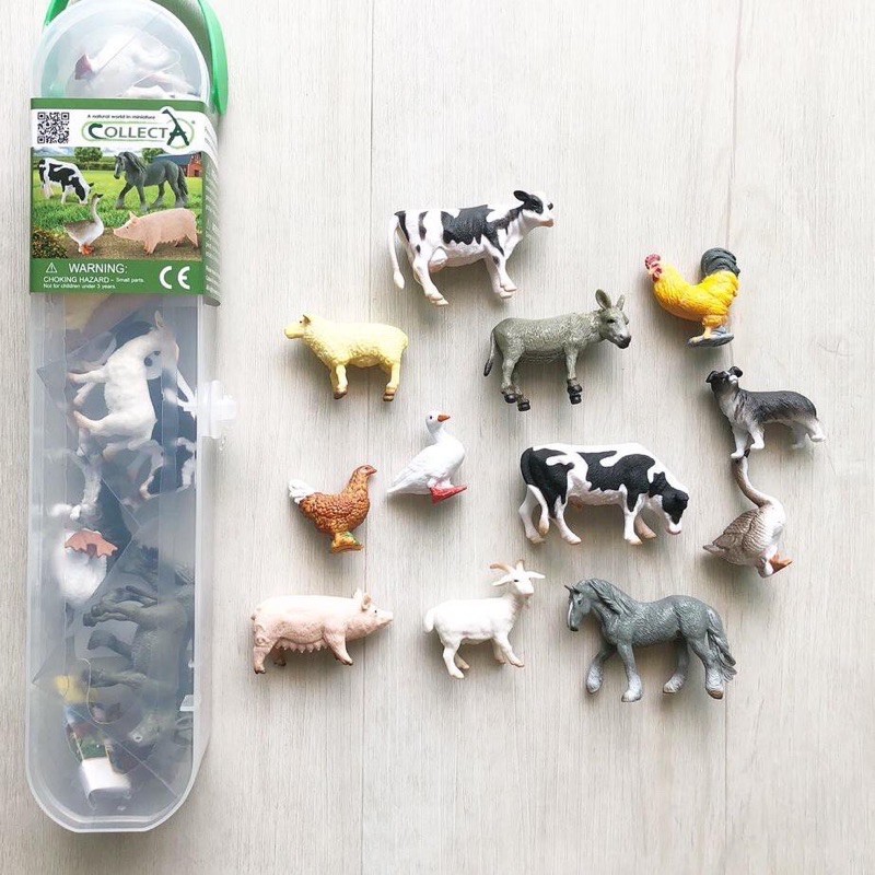 Jual Collecta Farm Animals Figurine Mainan Binatang Peternakan | Shopee ...