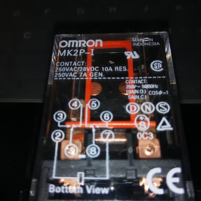 Jual Relay omron MK2P - N 8pin/8kaki -220 volt ac + socket | Shopee Indonesia