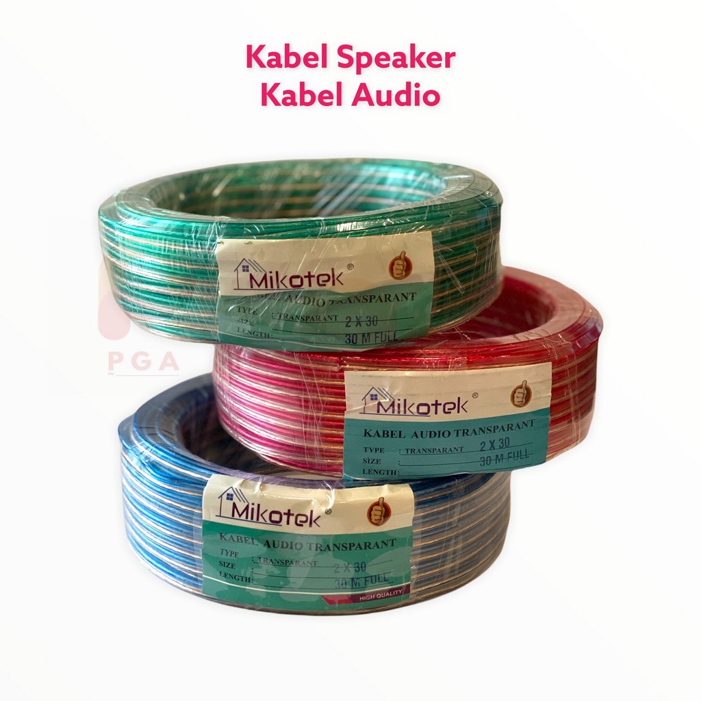 Jual Kabel Speaker / Kabel Audio / Kabel Monster 1 ROL = 30 Meter | Shopee Indonesia