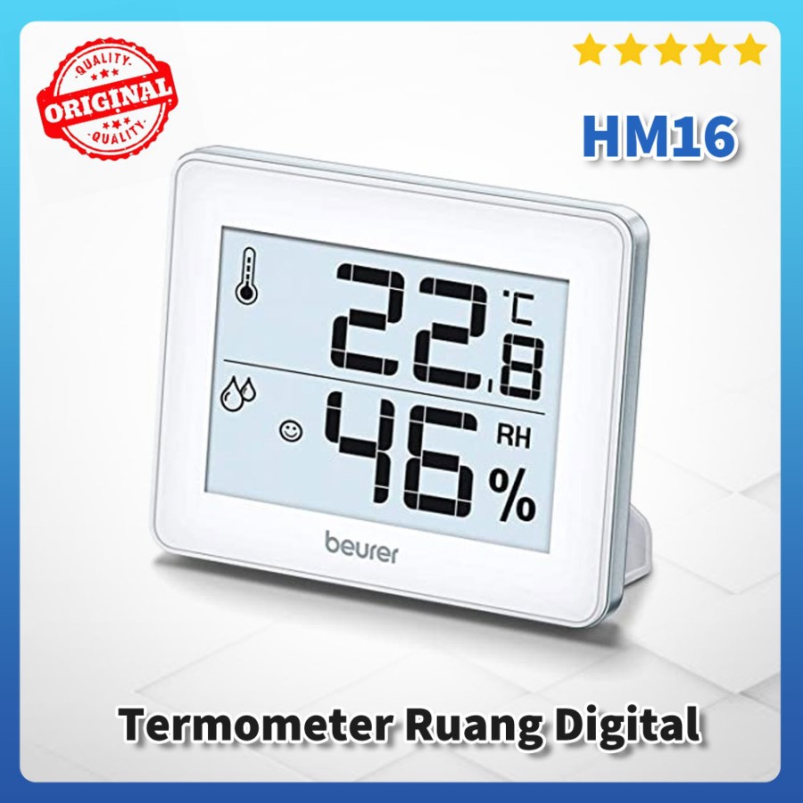 Jual Termometer Ruangan HM16 - Alat pengukur suhu ruangan digital ...