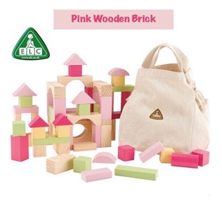Jual ELC Blocks Wooden Bricks 100pcs Mainan Kayu Balok Balokan Anak ...
