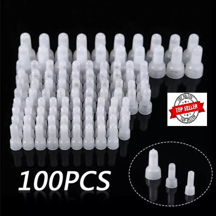 Jual TERBARU BISA COD!! 100 PCS LASDOP PRESS PENUTUP SAMBUNGAN UJUNG ...