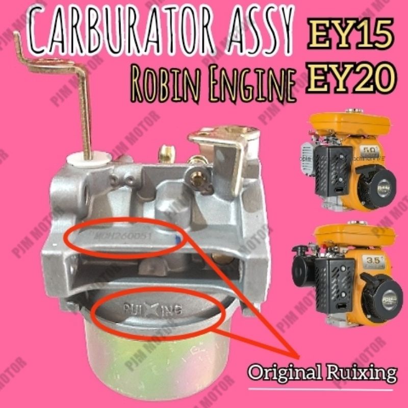 Jual EY15 EY20 Carburator Karburator RUIXING ORIGINAL Mesin Penggerak Robin 3,5hp 5,0hp ...